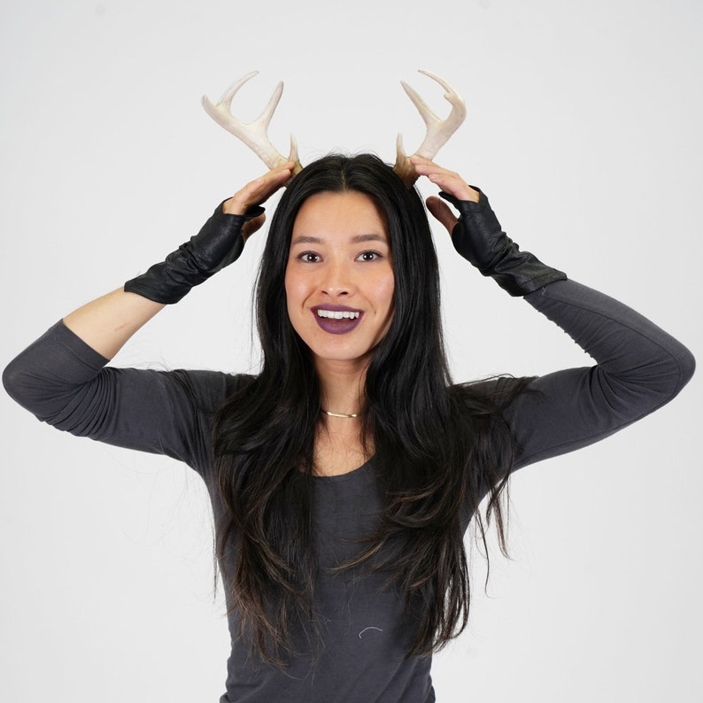 Stag Antlers Horns Cosplay Wendigo Costume Deer Shaman Ren Faire Ranger ...