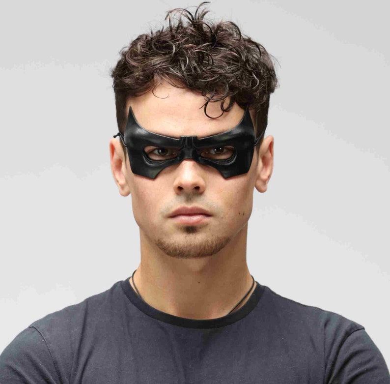 Titans Night Wing Eye Mask Vigilante Gotham Knights Cosplay Costume ...