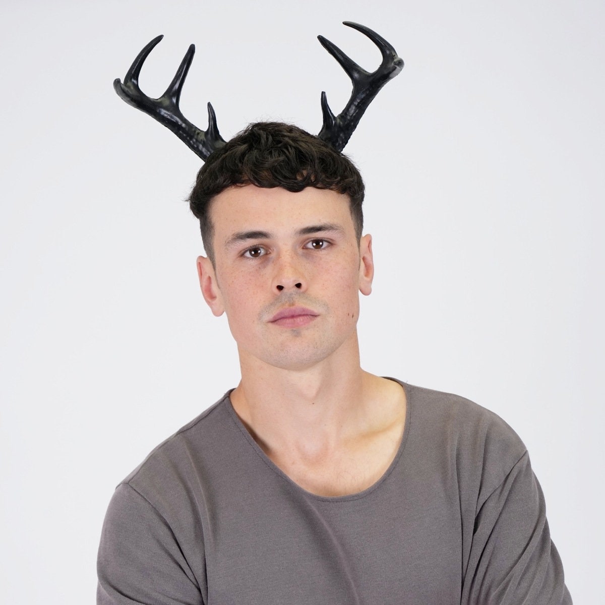 Stag Antlers Horns Cosplay Wendigo Costume Deer Shaman Ren Faire Ranger ...