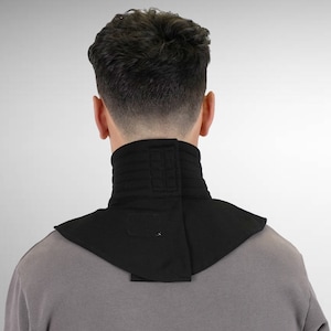 Black Neck Seal Faux Leather Cosplay Costume Ladies Trooper Armor ...