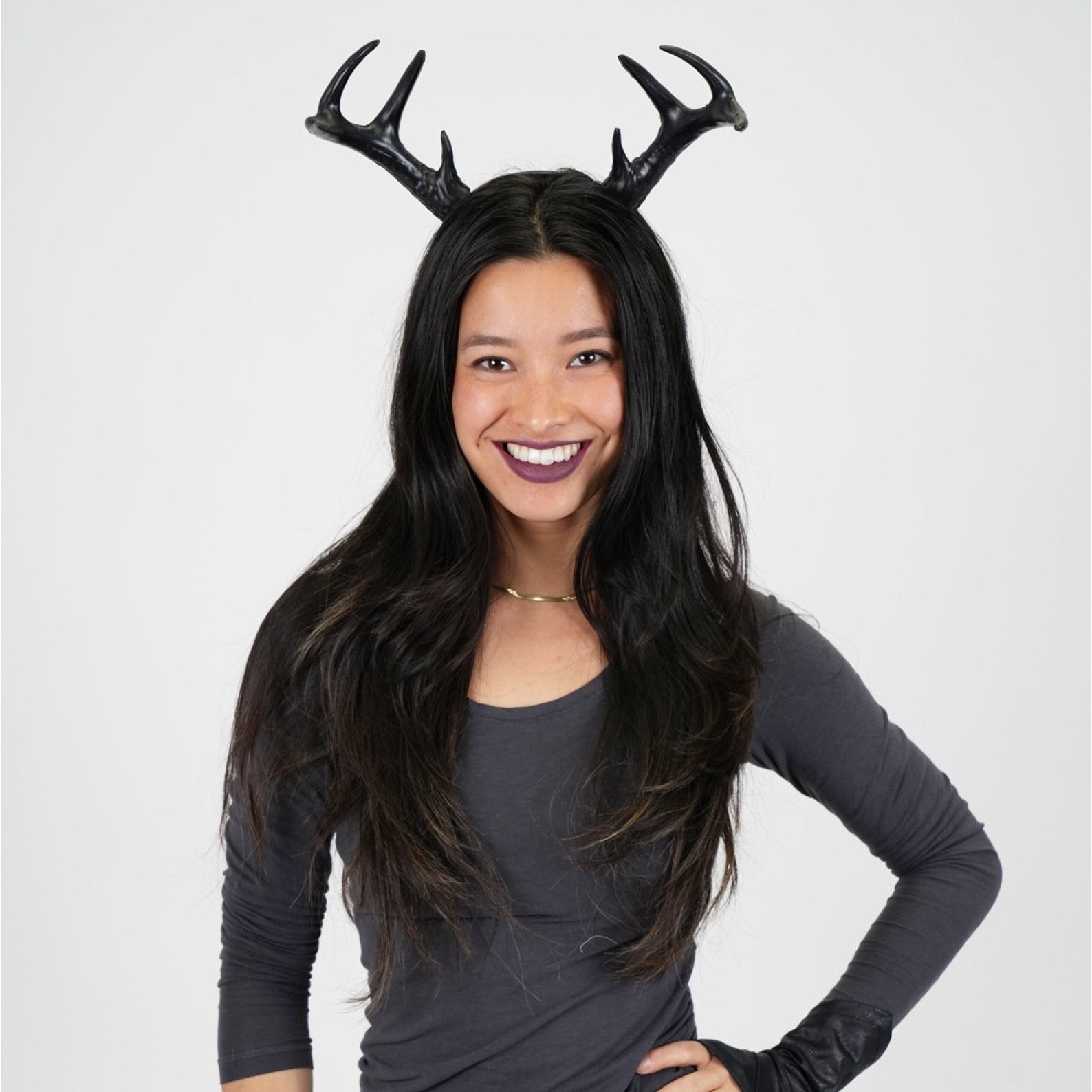 Stag Antlers Horns Cosplay Halloween Costume Deer Reindeer Christmas Do ...