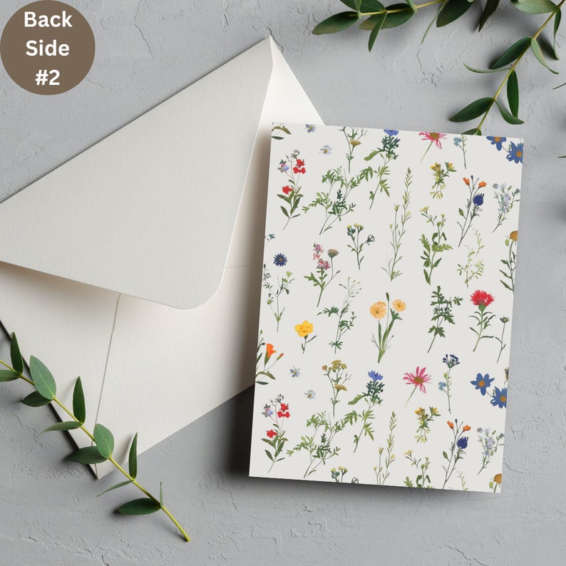 Full Bundle Wildflower Wedding Invitation Template, Printable Wedding ...