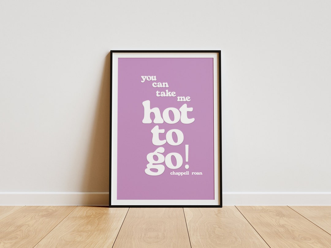 Chappell Roan HOT-TO-GO Poster Print A3/A4 - Etsy