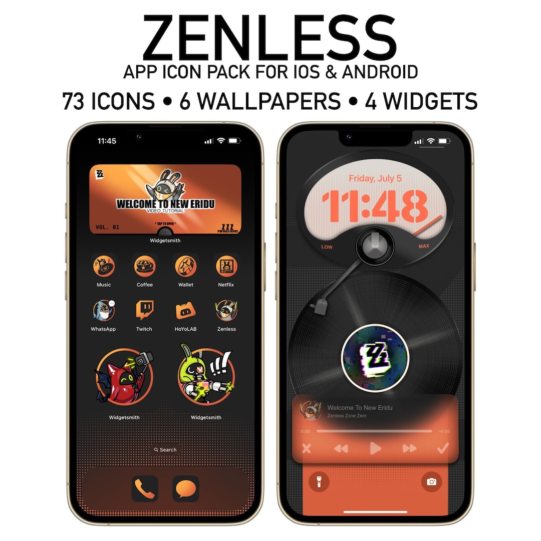 Zenless App Icon Pack | 73 Icons, 6 Wallpapers, 4 Widgets | Ios ...