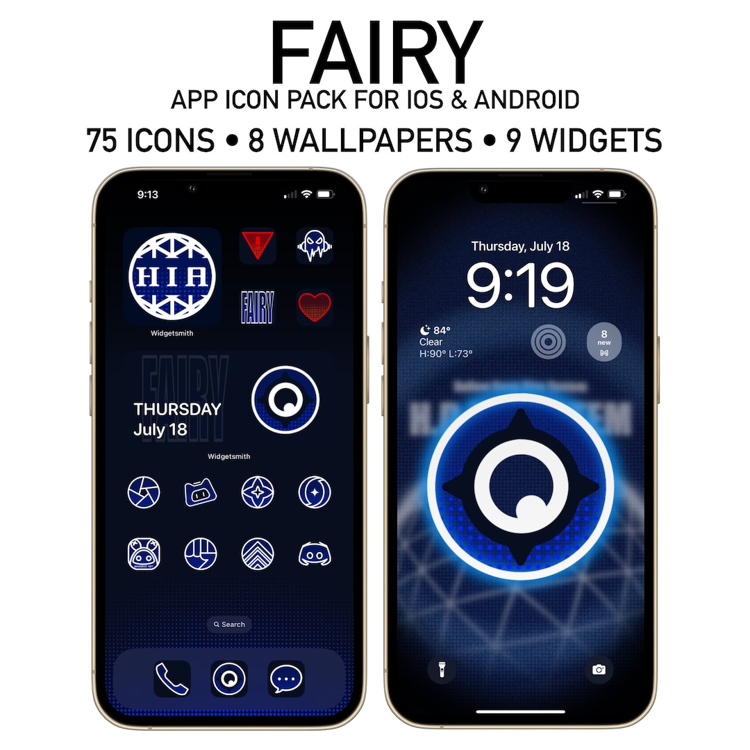 Fairy App Icon Pack | 75 Icons, 8 Wallpapers, 9 Widgets | Ios & Android ...