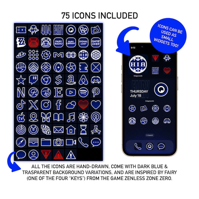 Fairy App Icon Pack | 75 Icons, 8 Wallpapers, 9 Widgets | Ios & Android ...