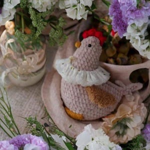 Plush Amigurumi Chicken Crochet Toy Pattern | Easy Cute Chicken | No ...