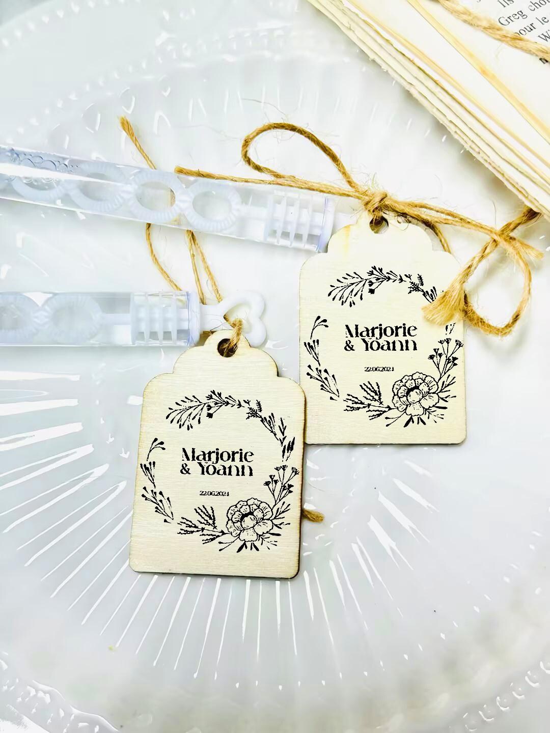 Name Tag, Custom Wedding Tag, Custom Tag, Bulk Wooden Name Tag, 50 Pcs ...