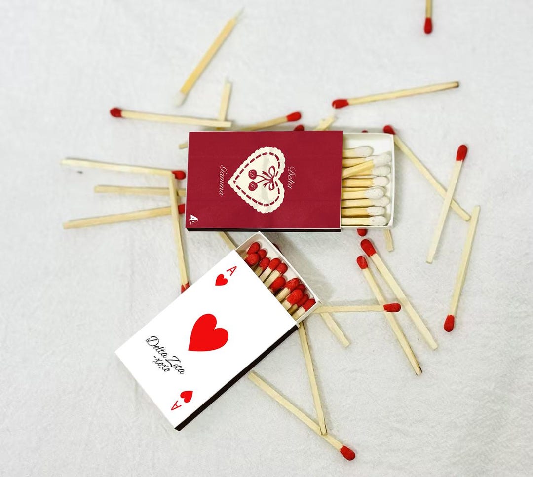 Custom Matchboxes, Custom Valentine Match Boxes, Personalized Gifts for ...