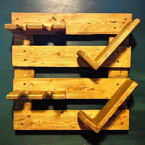 Rustic Wine Rack - Etsy