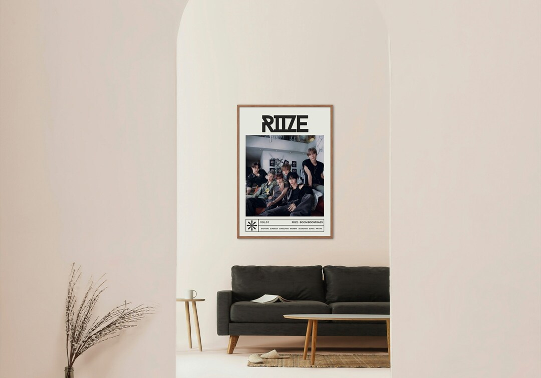 Riize Group Poster, Talk Saxy Album Art, Riize Wall Decoration, Briize ...