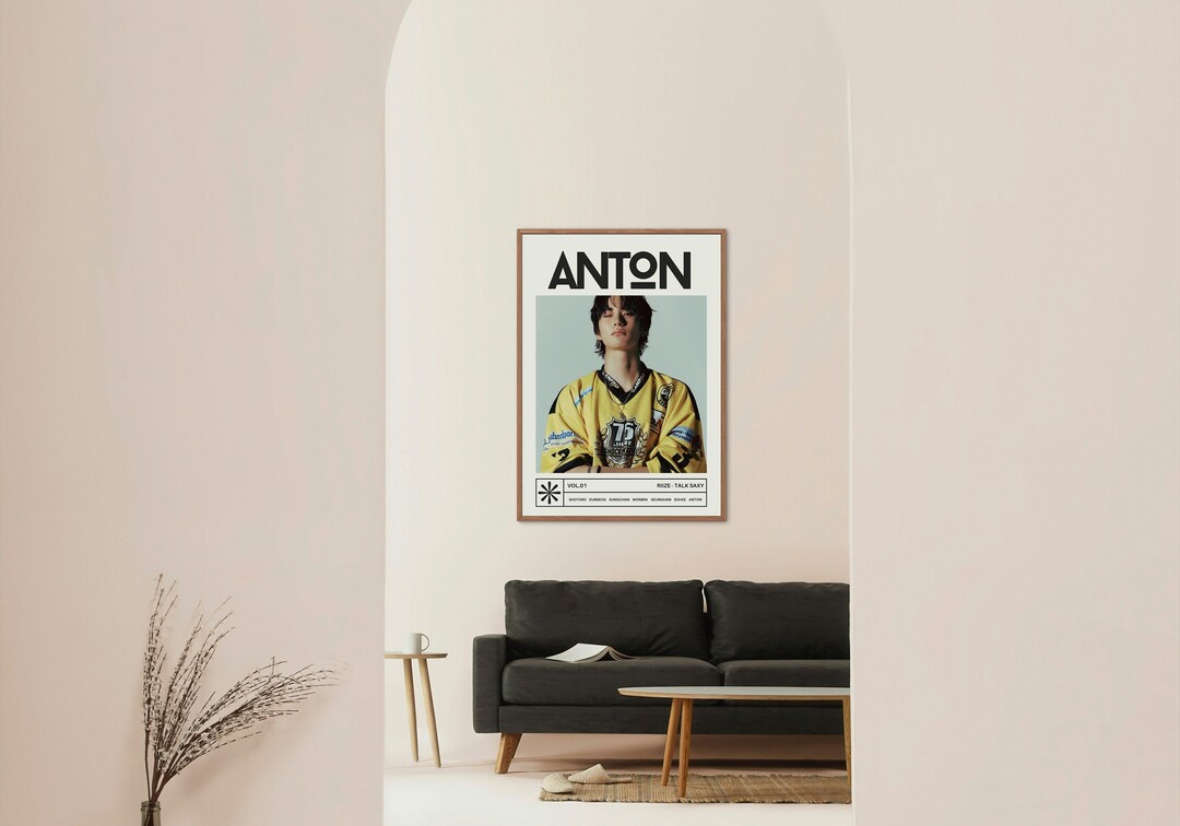 Anton Poster, Riize Fan Art, Digital Print, Wall Deco, Room Decoration ...