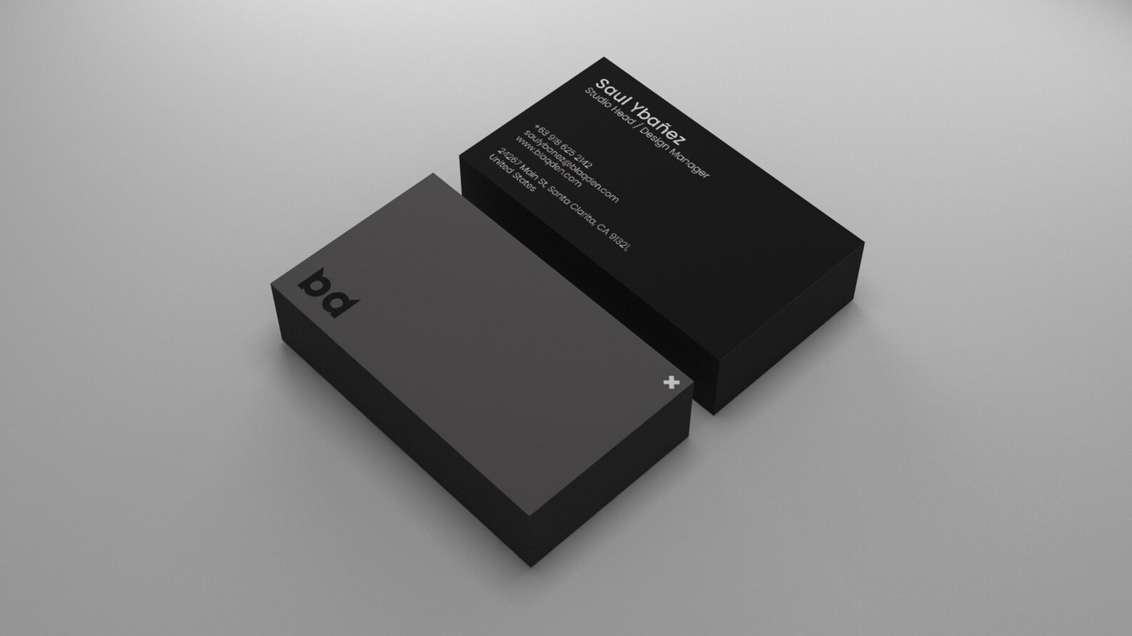 Black Minimalist, Business Card Template, Modern Business Cards ...