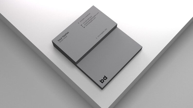 Gray & Black Minimalist, Business Card Template, Modern Business Cards ...