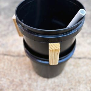 Self-watering Planter | Double Bucket Design for Indoor & Outdoor Use ...