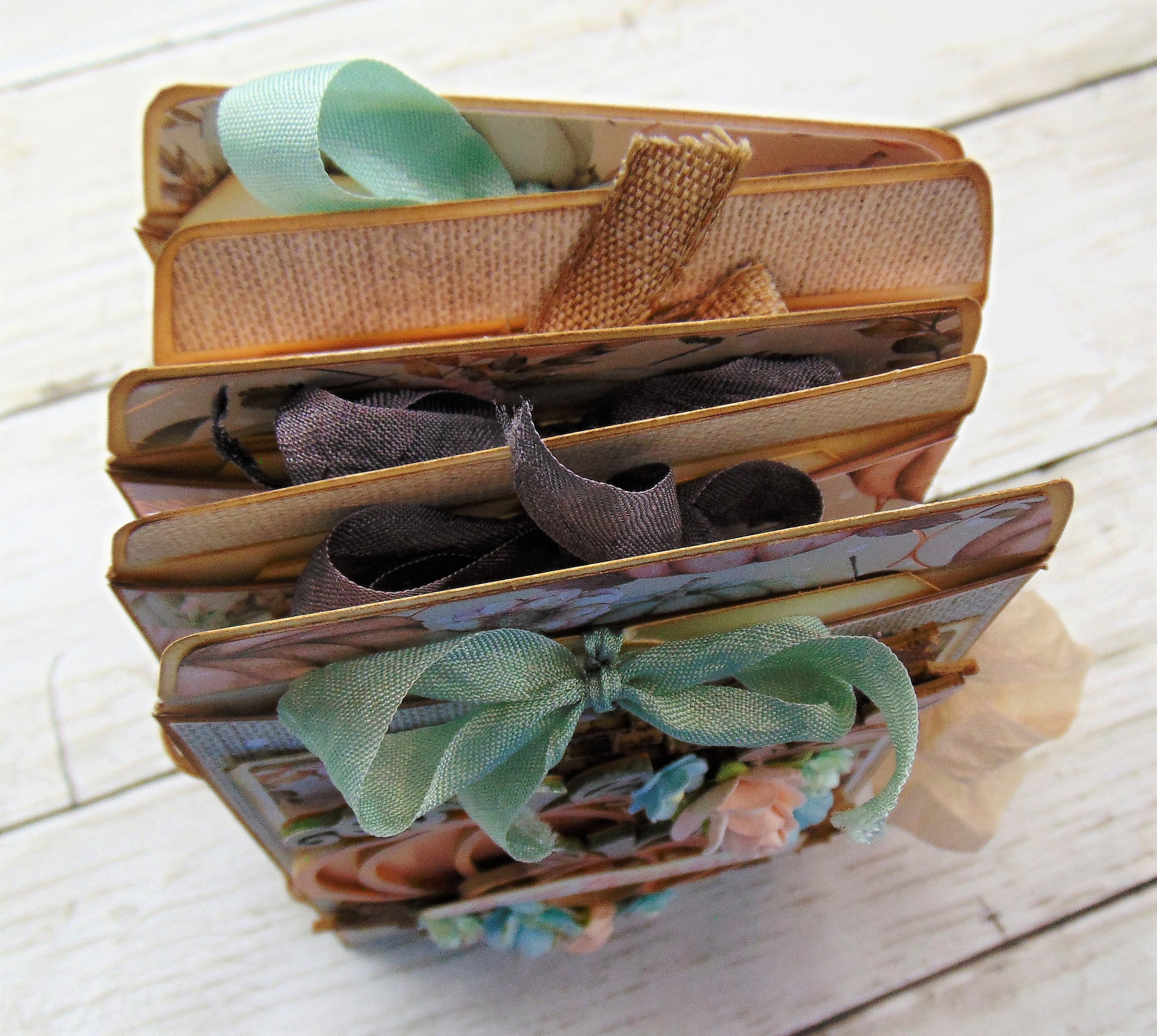 Mini Scrapbook Album MEMORIES Any Occasion Fall Autumn Accordion Gift ...