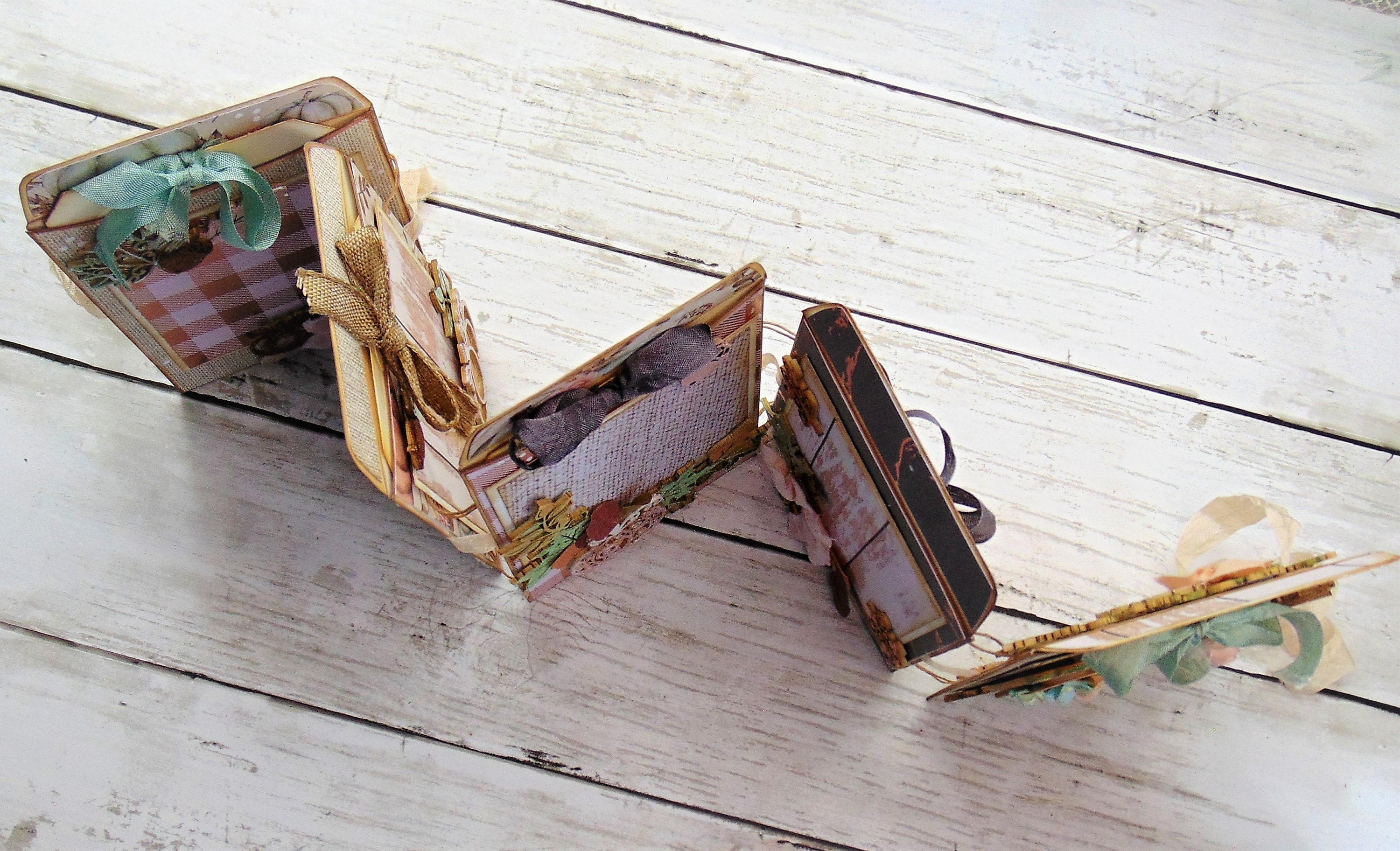 Mini Scrapbook Album MEMORIES Any Occasion Fall Autumn - Etsy