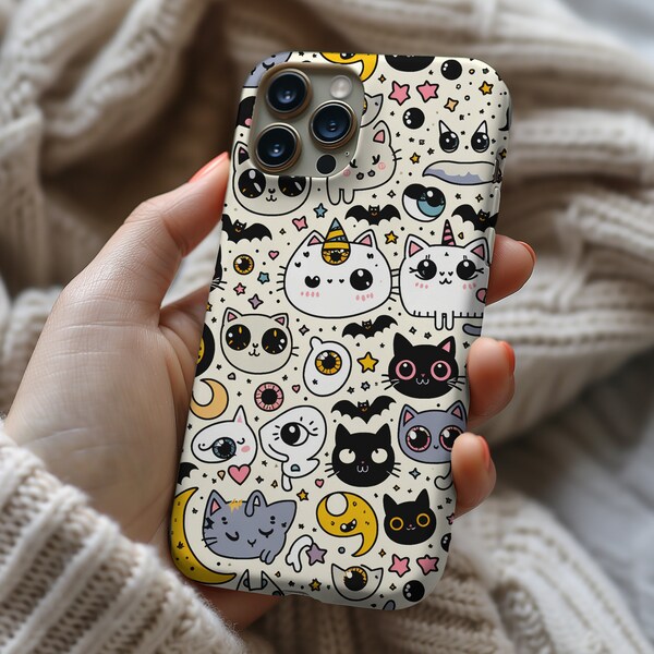 Cat Cell Phone Case - Etsy