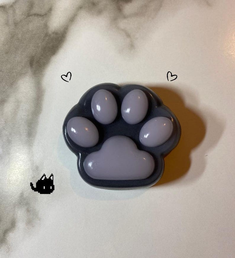 Squishy Cat Paw Taba Squishy Stress-reliever Toy Sensory Toy Handmade ...