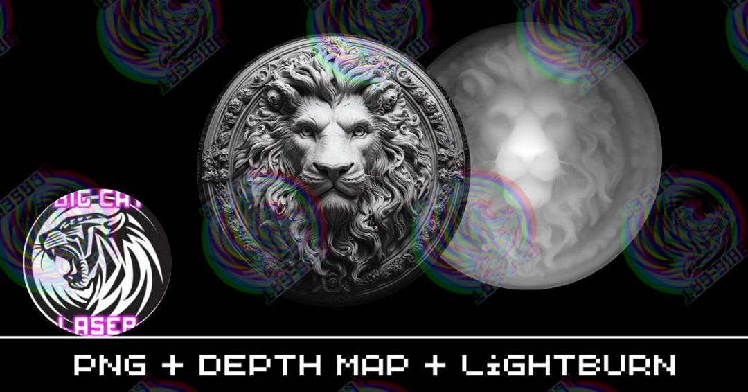 Digital Height Map Depth Map File for Lightburn 3d Laser PNG Download ...