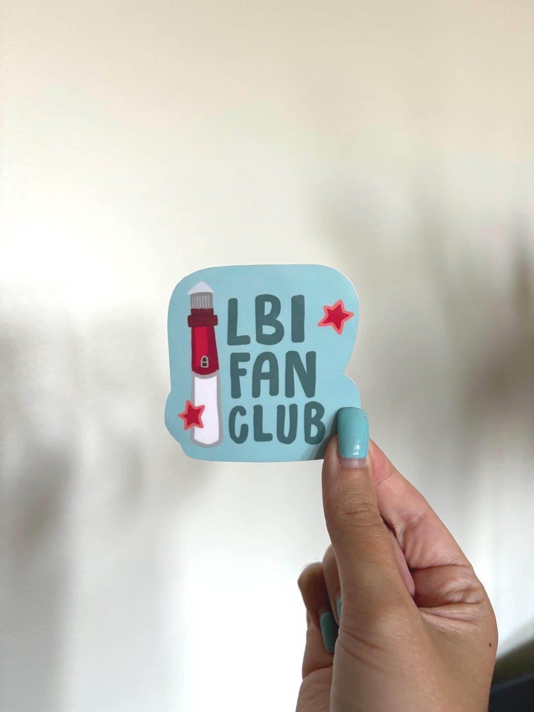 Long Beach Island LBI Fan Club Vinyl Sticker | Jersey Shore Lover Gift ...