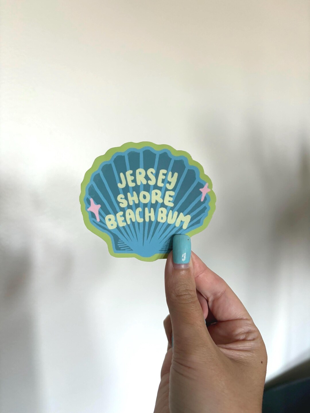 Jersey Shore Beach Bum Handmade Vinyl Sticker - Etsy