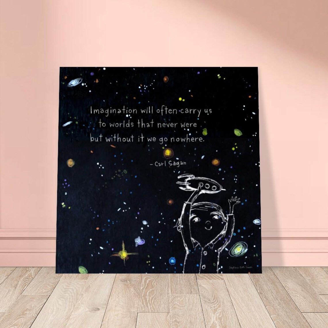 Imagination Carl Sagan Premium Matte Paper Poster (legacy) 20 X 20″ - Etsy