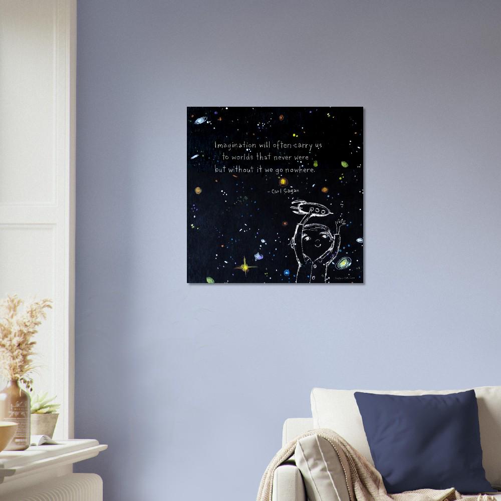 Imagination Carl Sagan Premium Matte Paper Poster (legacy) 20 X 20″ - Etsy