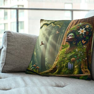 Afrocentric Mother Earth Wall Art – African American Nature Goddess ...