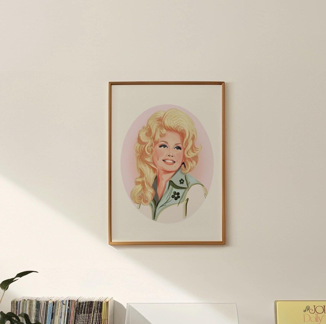 Dolly Parton Retro Art Print, Dolly Poster, UNFRAMED - Etsy