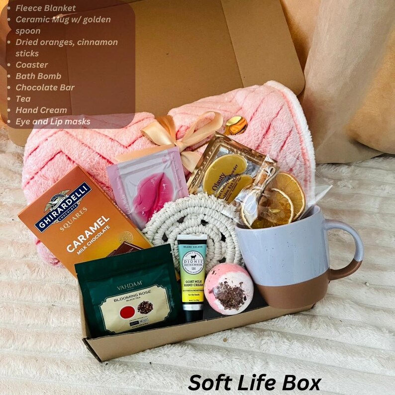 Spa Gift Box: Self-care Relaxation Pamper Set - Etsy