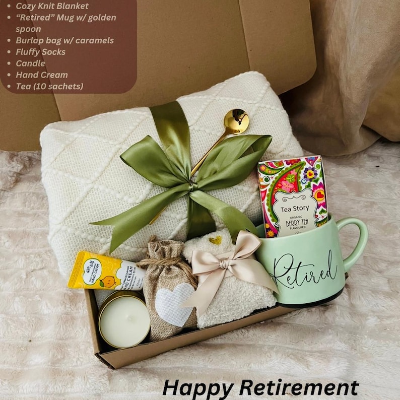 Retirement Gift Box for Women: Cozy Care Package - Etsy