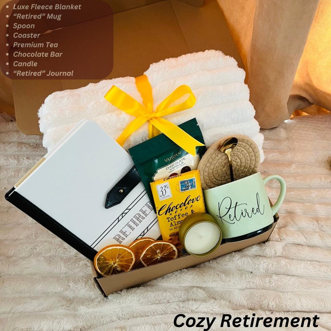 Retirement Gift Box for Women: Cozy Care Package - Etsy