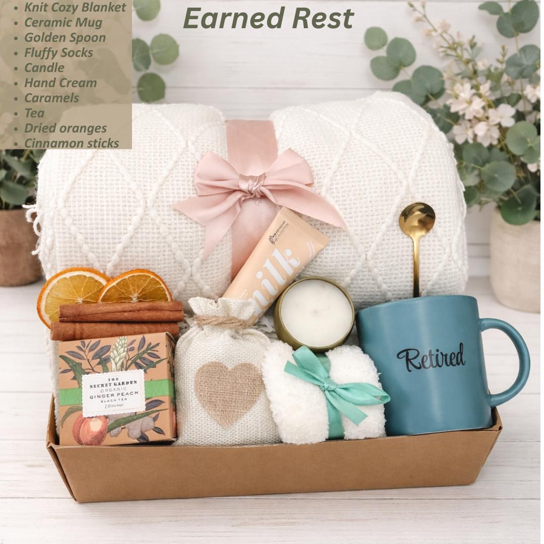 Retirement Gift Box for Women: Cozy Care Package - Etsy