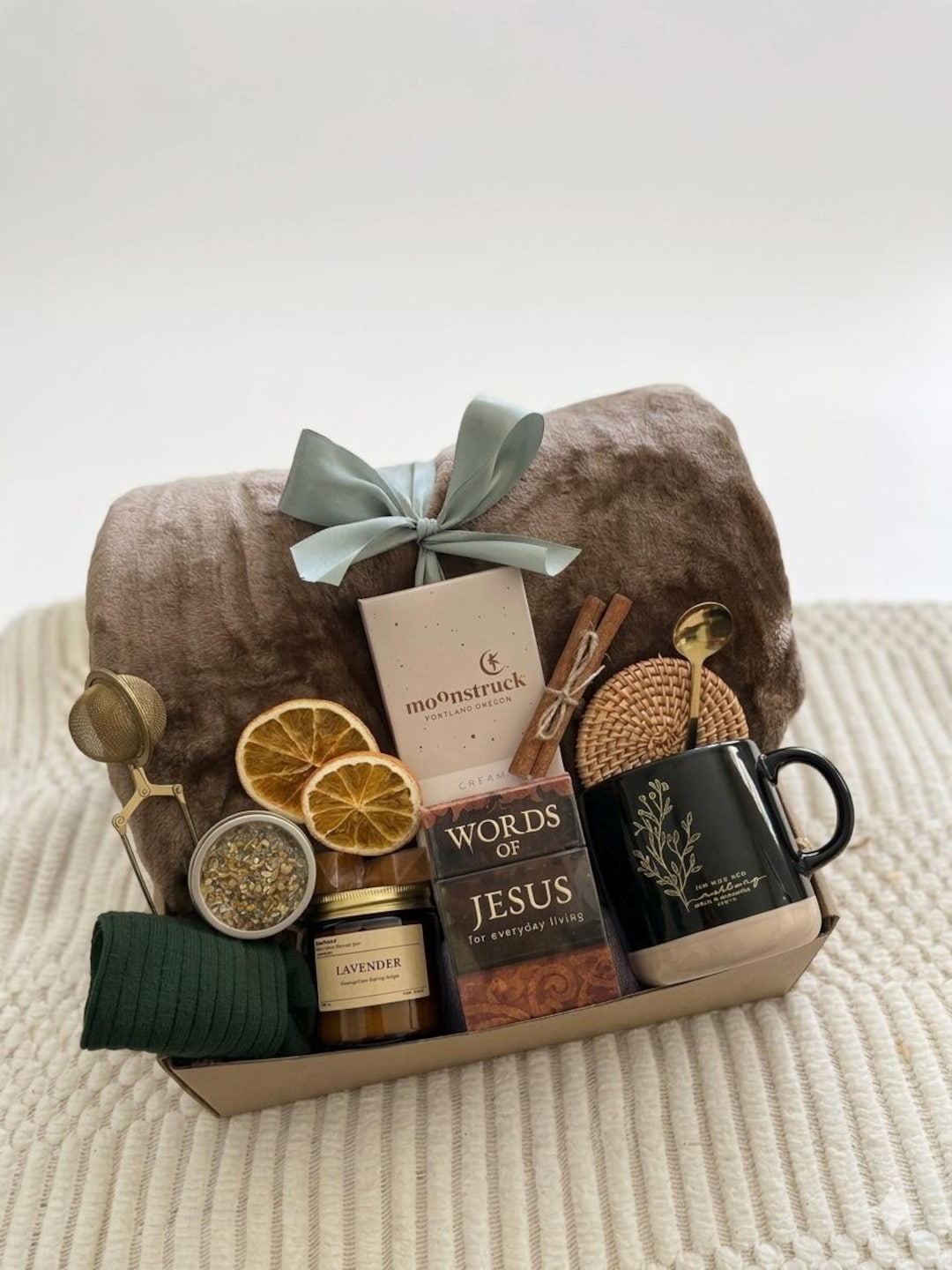 Religious Care Package • Christian Encouragement Gift • Scripture Mug ...