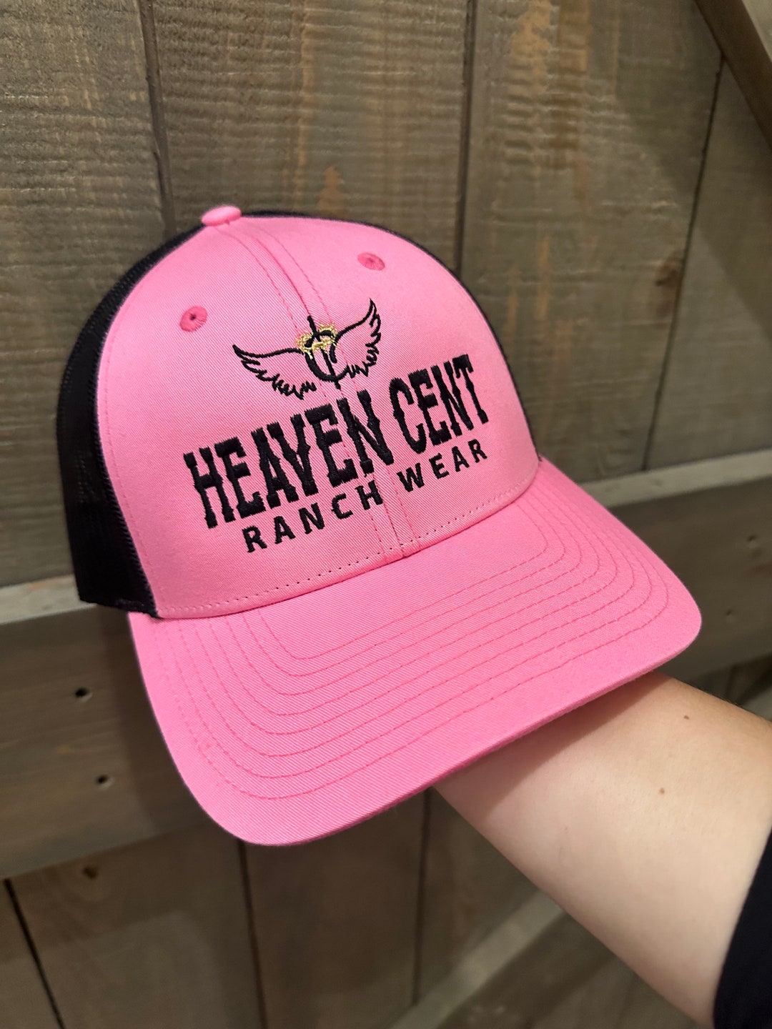 Heaven Cent Hat Hot Pink / Black - Etsy