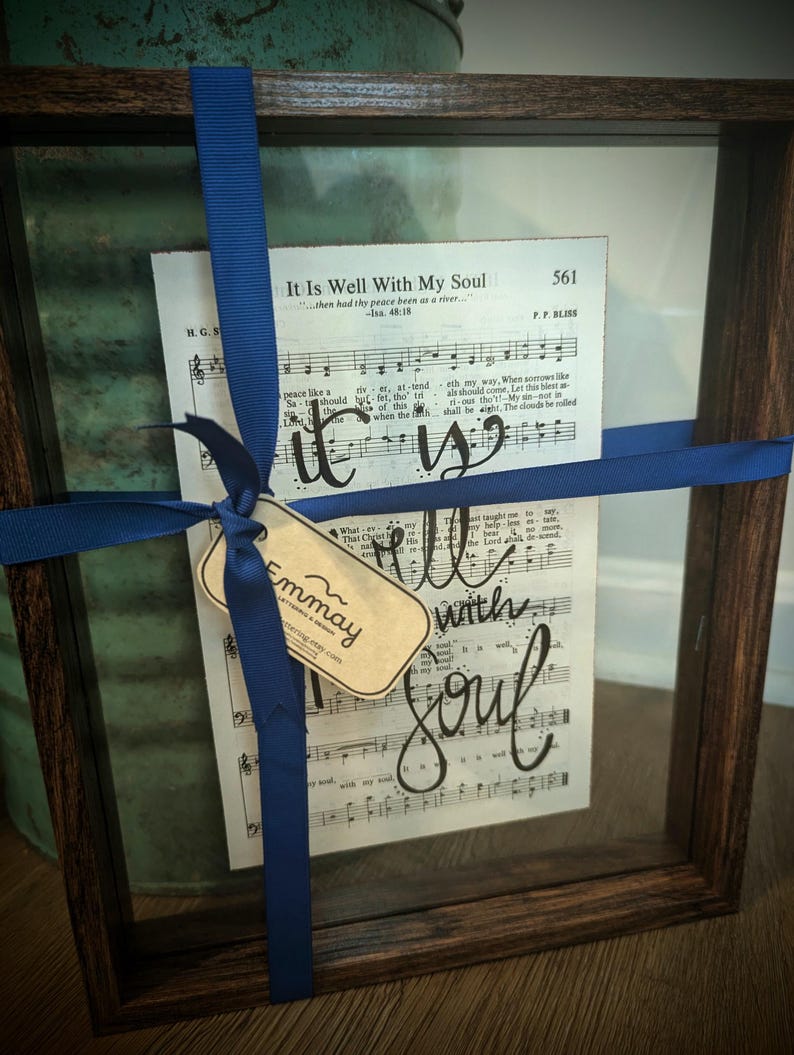 Framed Hymns, Poems, Carols, Designs - Etsy