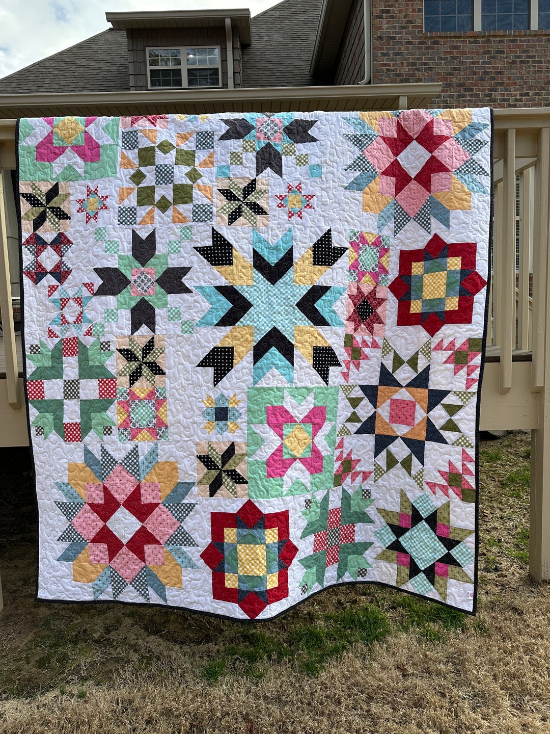 Barn Star Sampler Modified Kit With Poppie Cotton - Etsy