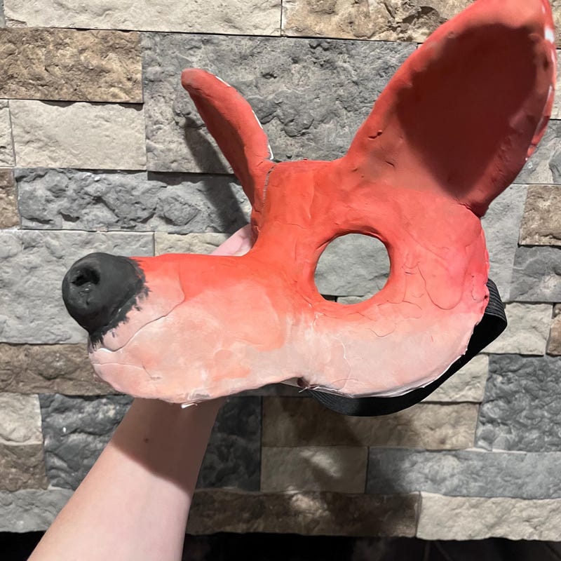 Red Fox Mask - Etsy