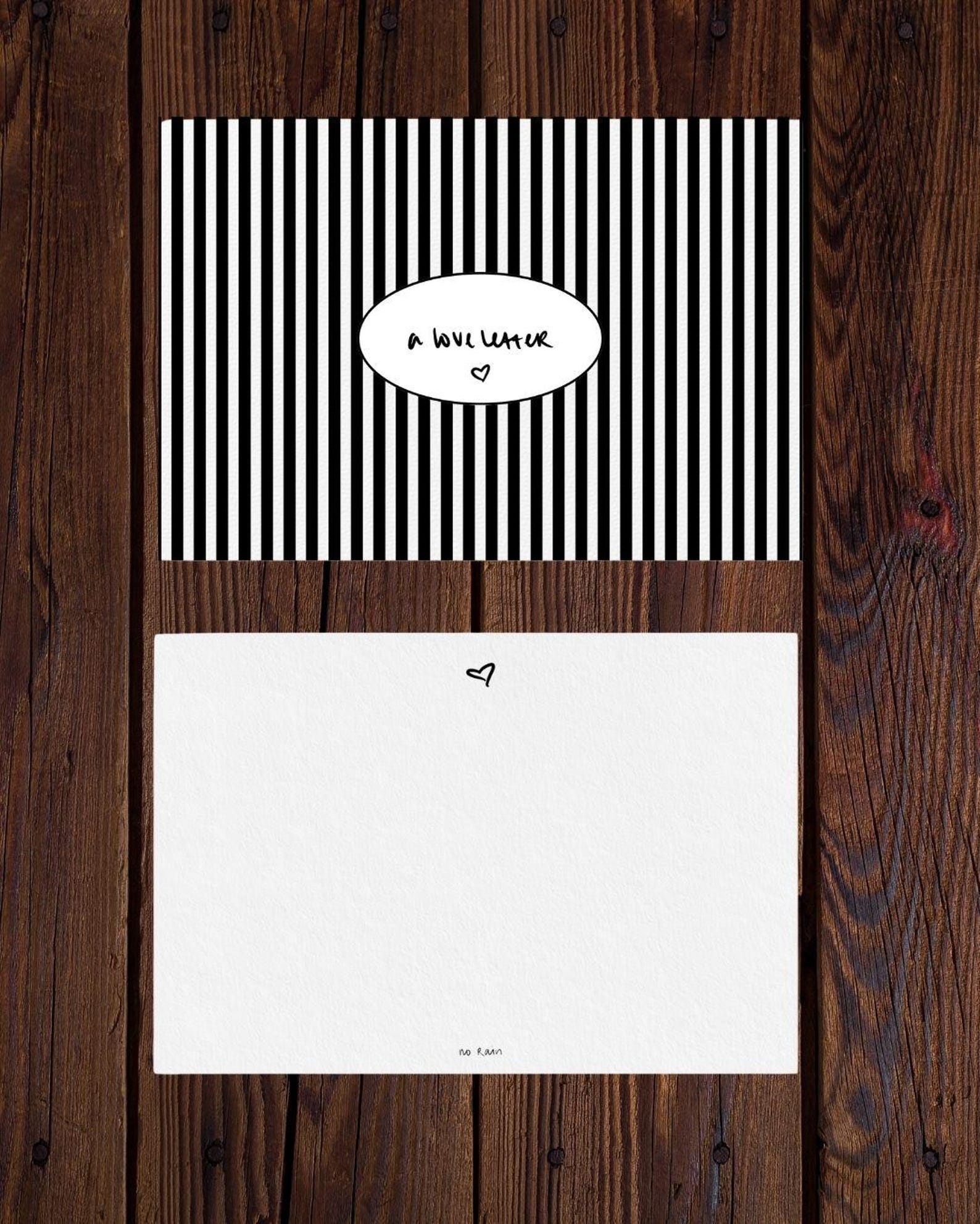 Printable Note Cards | Digital Download, Minimal Design, Love Letters ...
