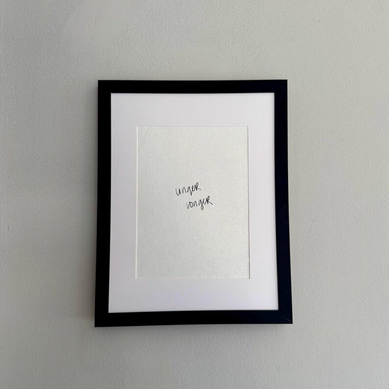 Linger Longer | Art Print, Wall Art, Quote Art, Home Decor, Minimal Art ...