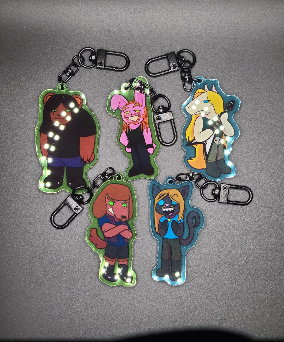 FANMADE 2. 5in Metalocalypse Dethklok Furries Keychains - Etsy