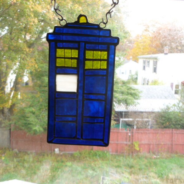 Stained Glass Tardis - Etsy
