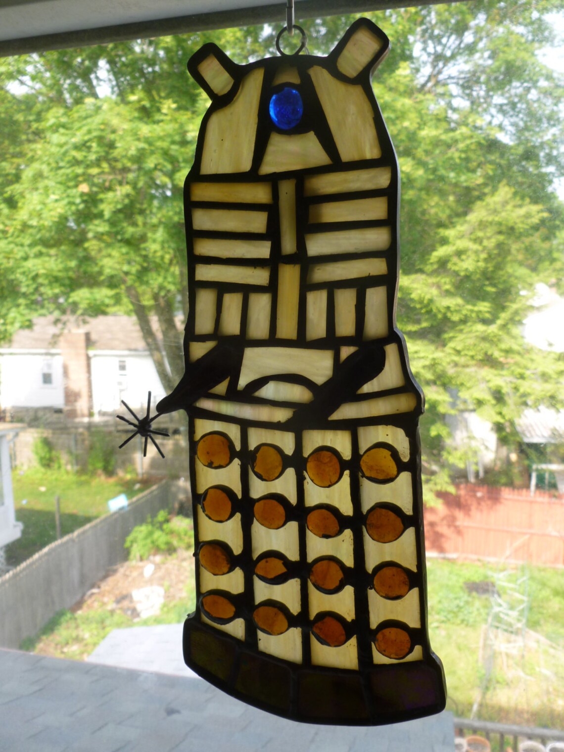 DALEK Dr Who Stained Glass Seriously Cool | Etsy