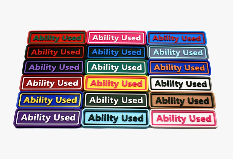 Ability Used Markers (set of 2) - Use for Trading Card Games and Table ...