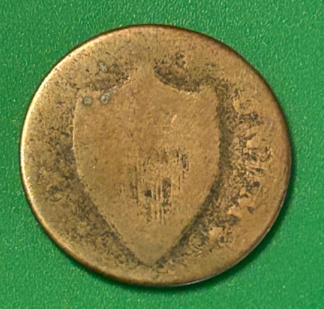 1787 New Jersey Colonial Copper Cent Nova Caesarea 1st Coin to Bare E ...