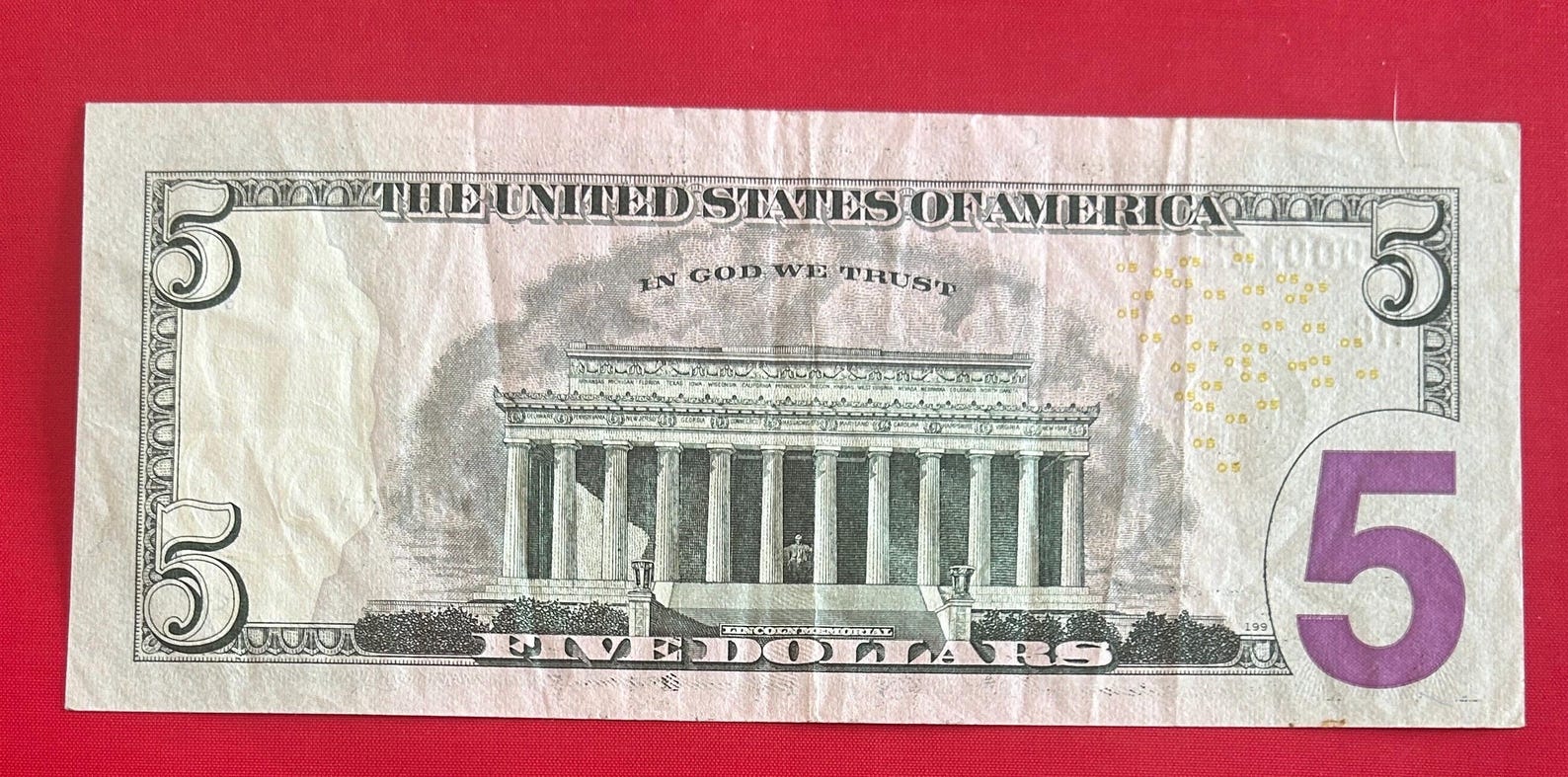 2013 5 Five Dollar Zip Code STAR Note Albany, NY. 00012247 - Etsy