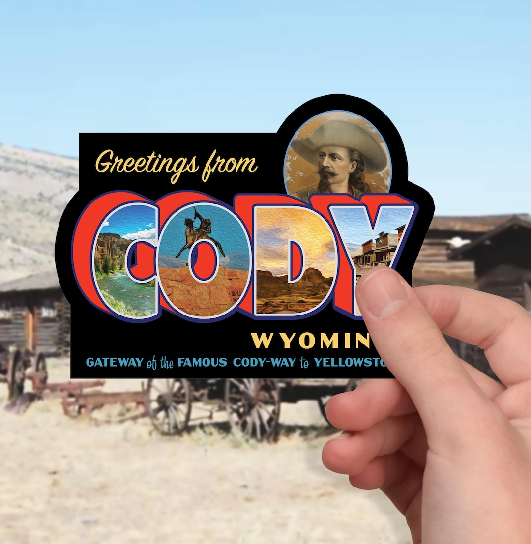 Cody Wyoming Die-cut Vinyl Decal Sticker Souvenir - Etsy