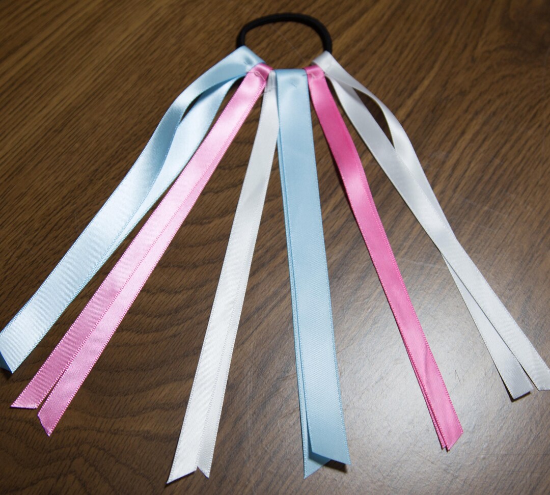 Trans Flag Hair Ribbons - Etsy
