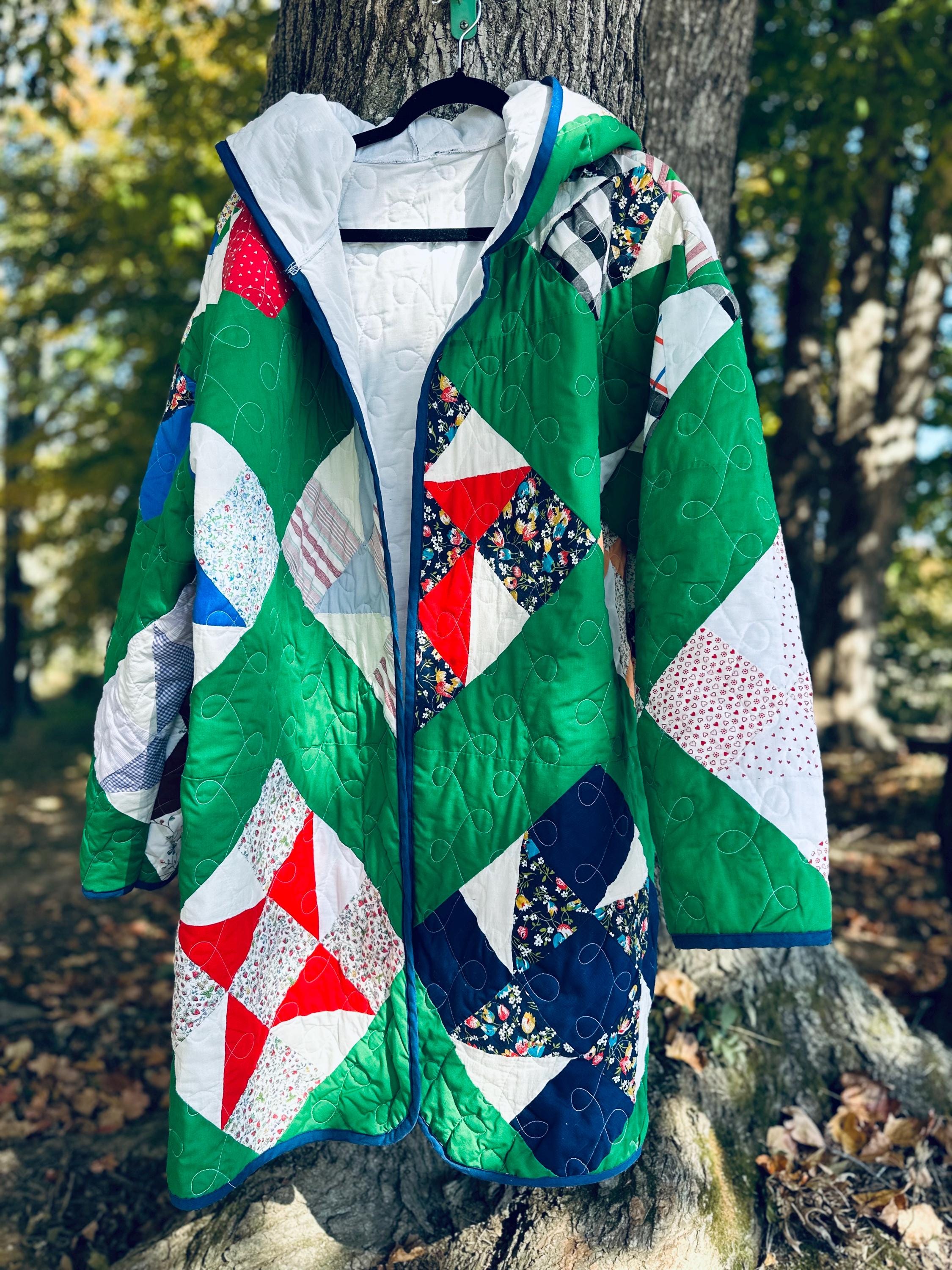 Quilt Coat With Hood - Etsy Quilt Coat With Hood - Etsy